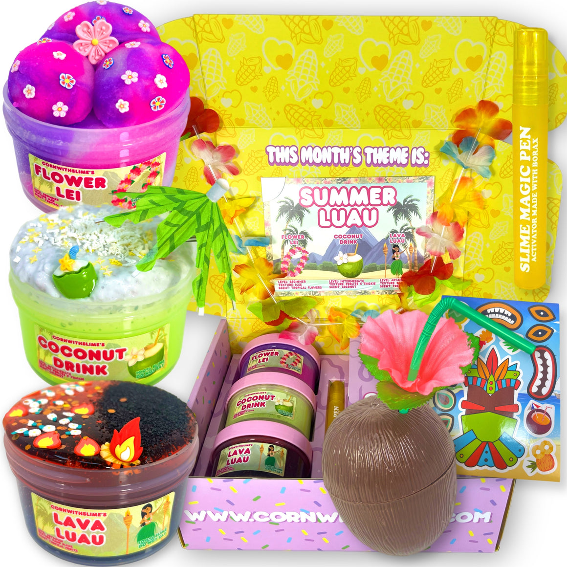 High-Quality Scented Slimes for Kids & Adults | Cornwithslime LLC